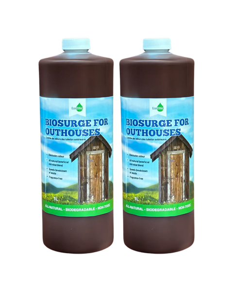 EcoEthic BioSurge for Outhouse 1L (Twin Pack) – EcoEthic Inc.